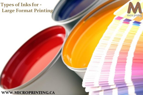 Different Types of Inks Used in Large Format Printing