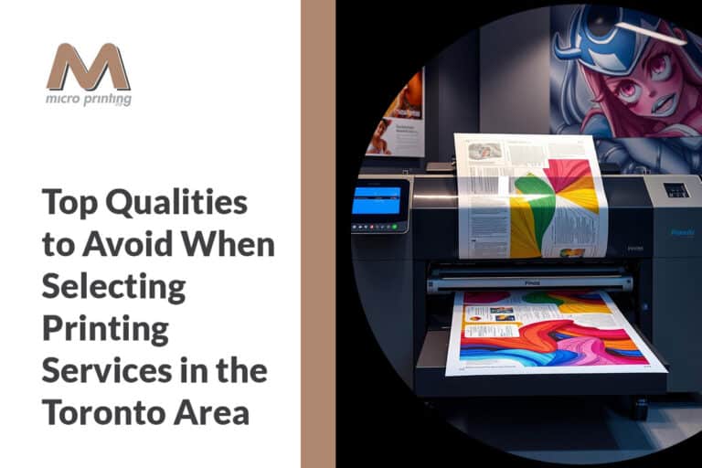 Don’t Choose the Wrong Toronto-Area Printing Press | Avoid These Pitfalls